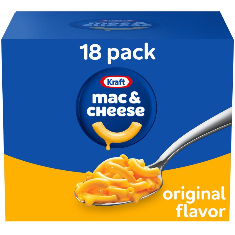 Kraft Macaroni & Cheese Boxes Original 7.25 oz (18-pk)
