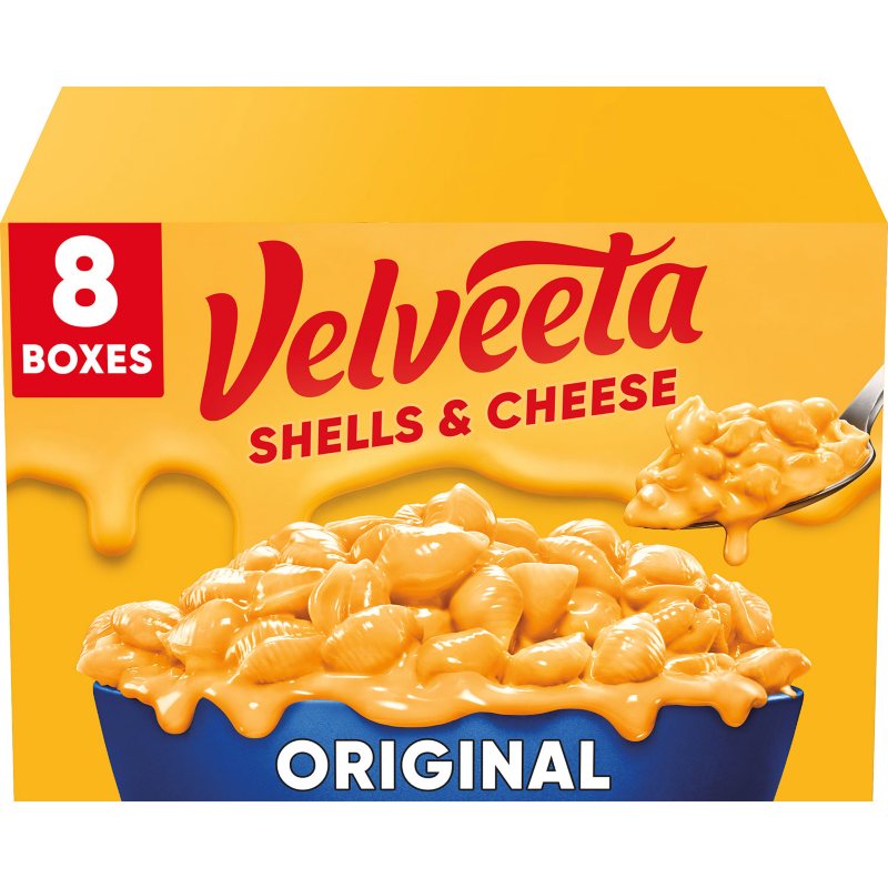 Velveeta Shells & Cheese Pasta Boxes Original 12 oz (8-pk)
