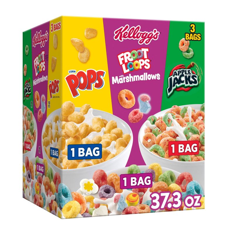 Kellogg's Cereals Variety Pack 37.3 oz
