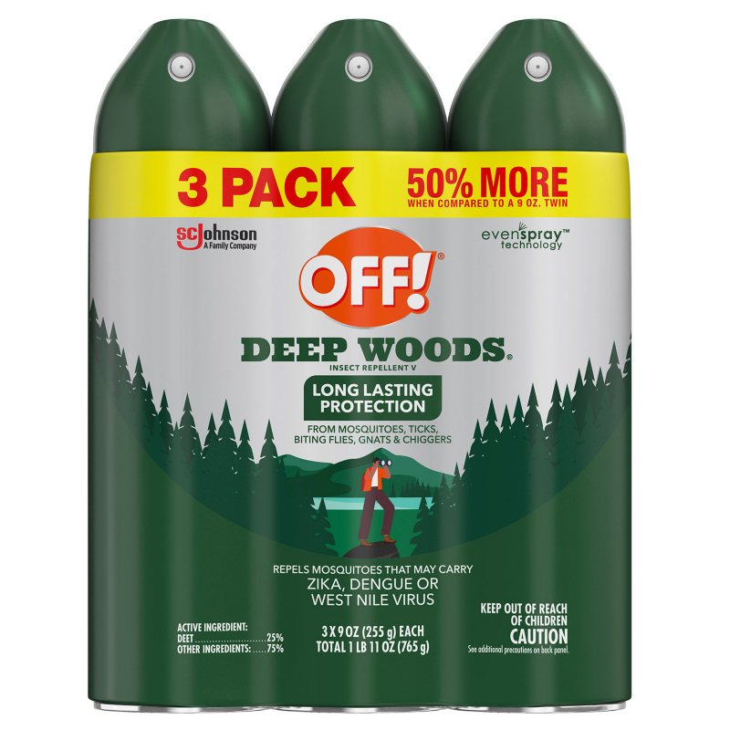 Off! Deep Wood Insect Repellent 9 oz (3-pk)
