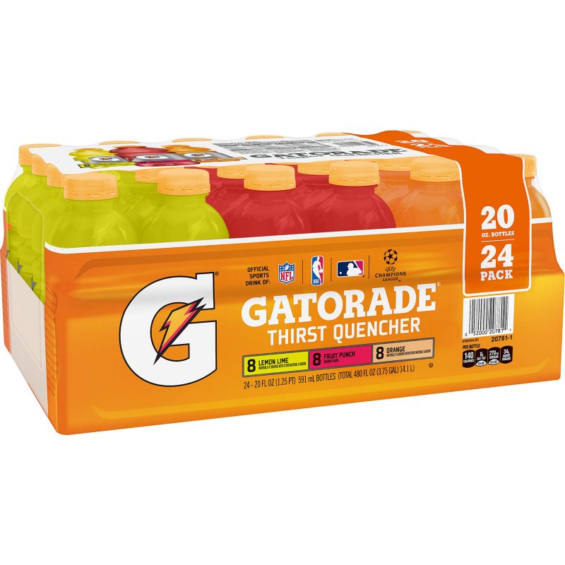 Gatorade Thirst Quencher Drinks Variety Pack 20 fl oz (24-pk)