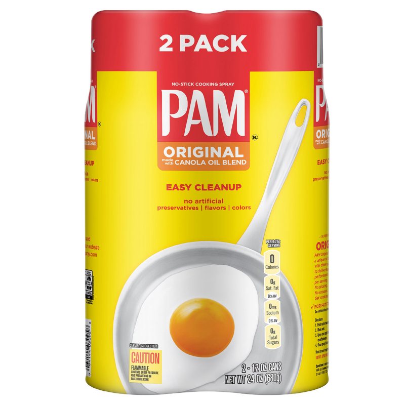 PAM Original Cooking Spray 12 oz (2-pk)