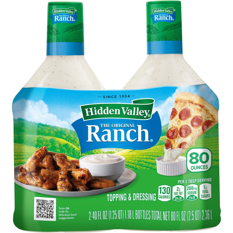 Hidden Valley Original Ranch Homestyle Dressing 40 fl oz (2-pk)