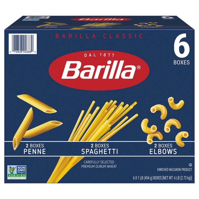 Barilla Pasta Variety Pack 16 oz (6-pk)