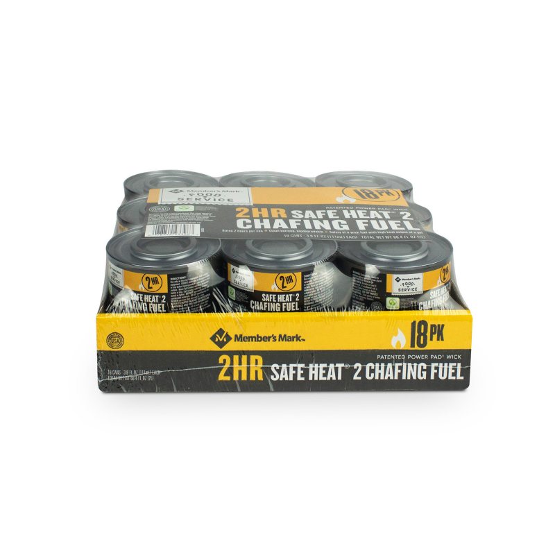 Member's Mark 2 Hour Safe Heat Chafing Fuel 18 ct