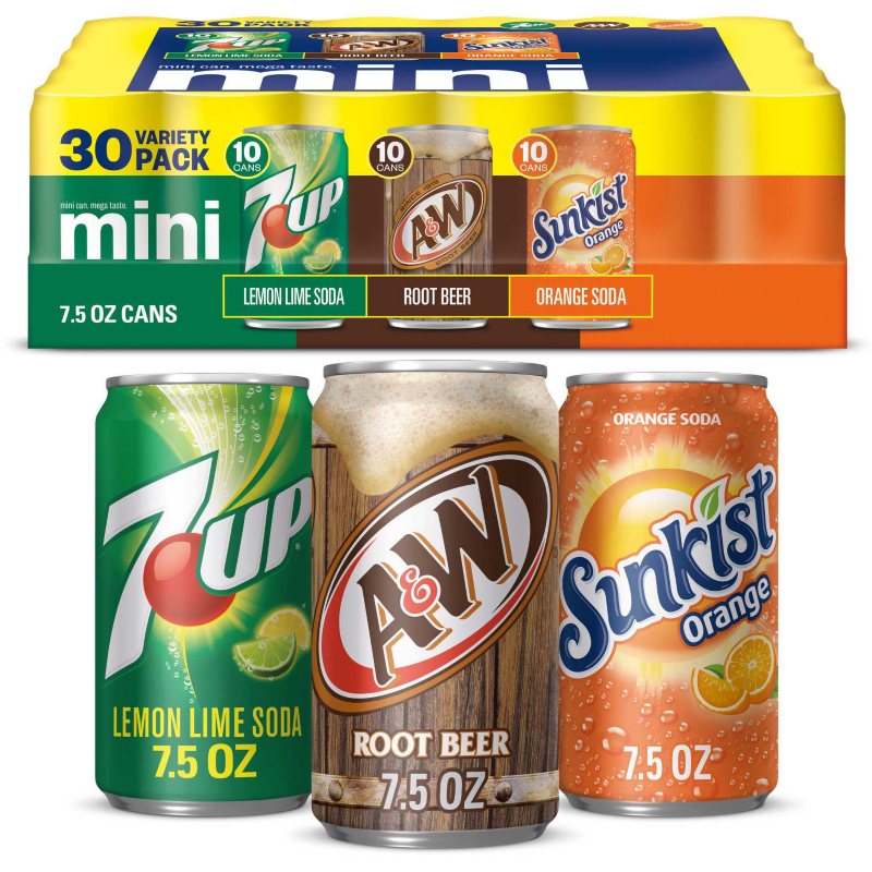 Keurig Mini Soda Cans Variety Pack 7.5 fl oz (30-pk)
