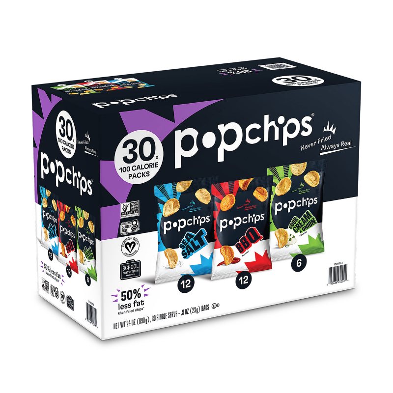 Popchips Variety Pack 0.8 oz (30-pk)