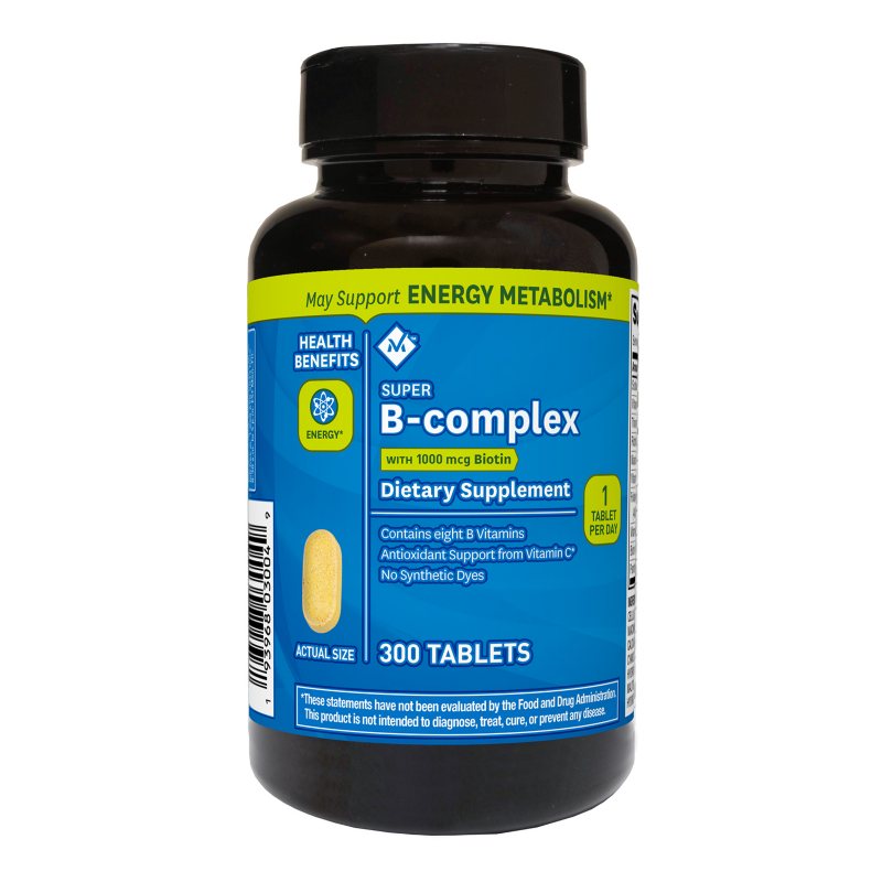 Member's Mark Super B-Complex Tablets 300 ct