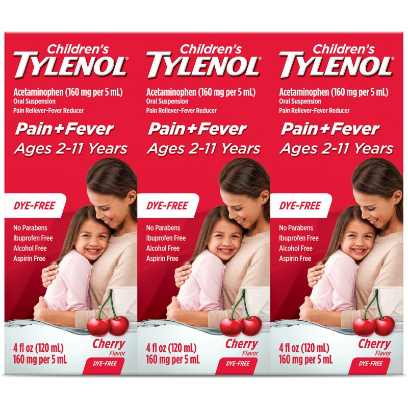 Tylenol Children's Acetaminophen Oral Suspension Cherry 4 fl o