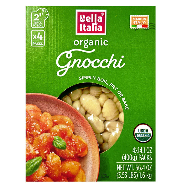 Bella Italia Organic Gnocchi, 14.1 oz, 4 count